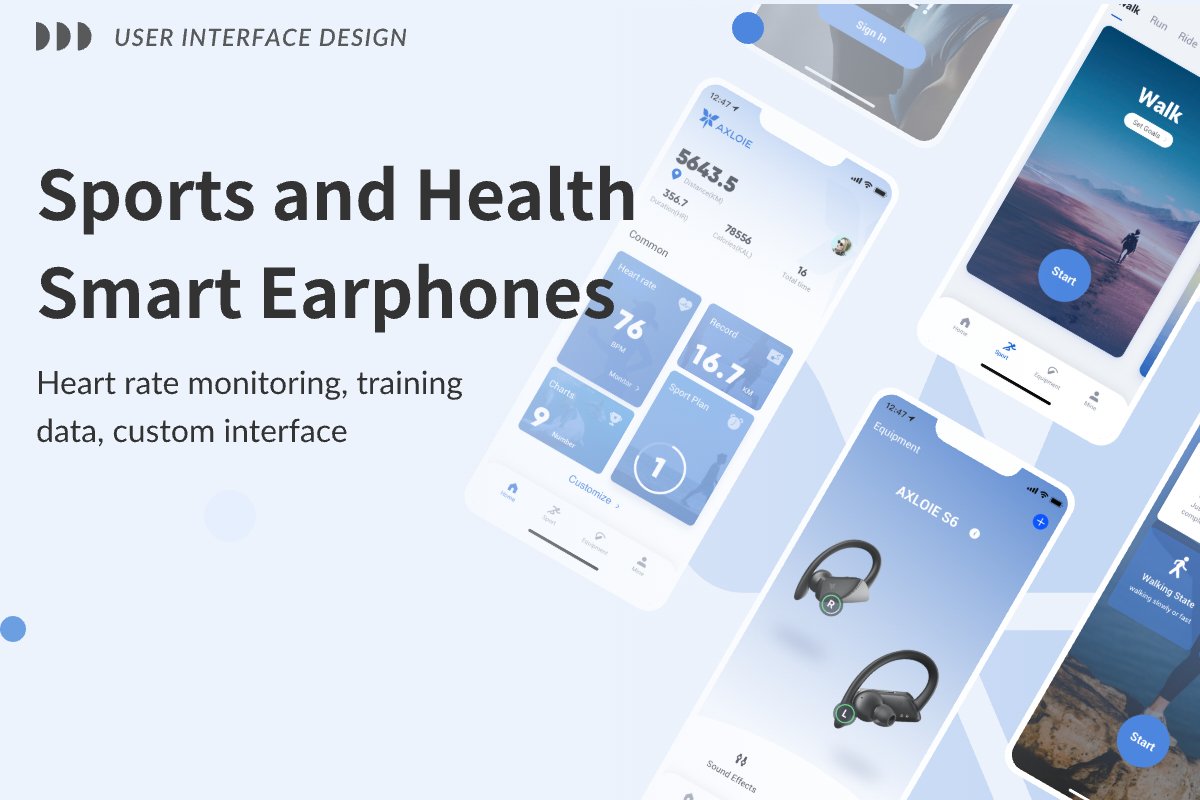 Heart Rate Monitoring Sports Earphone APP | Big Sight