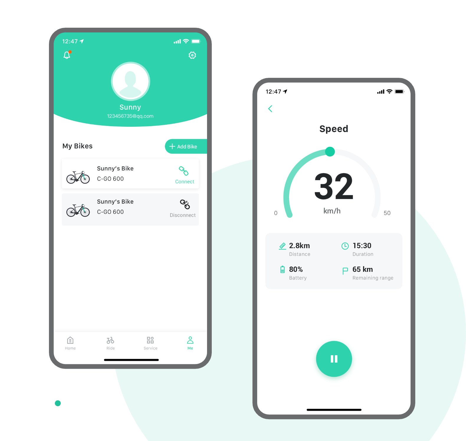 Smart Bicycle App | Big sight